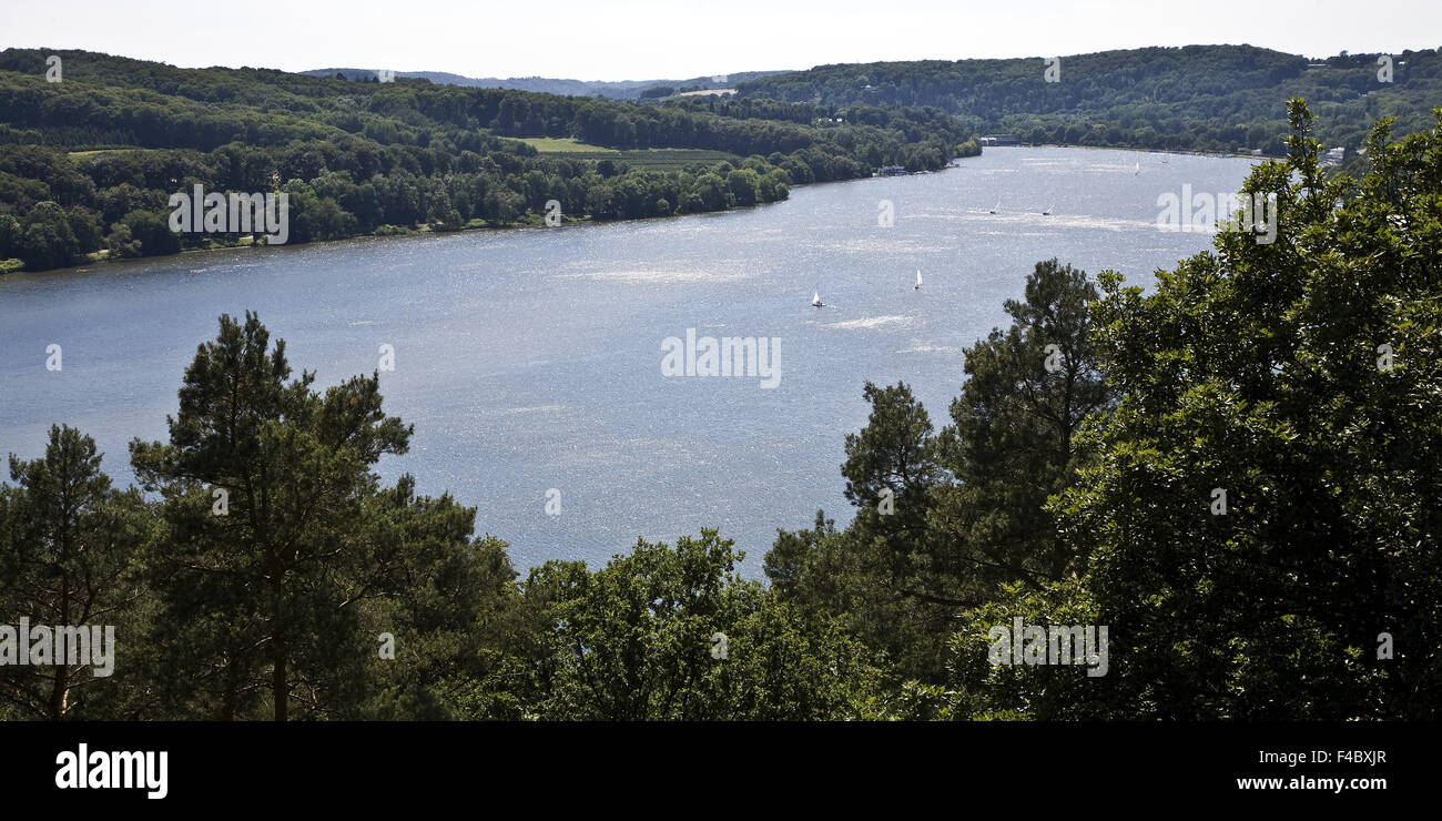 Baldeneysee lake, Essen, Germany Stock Photo - Alamy