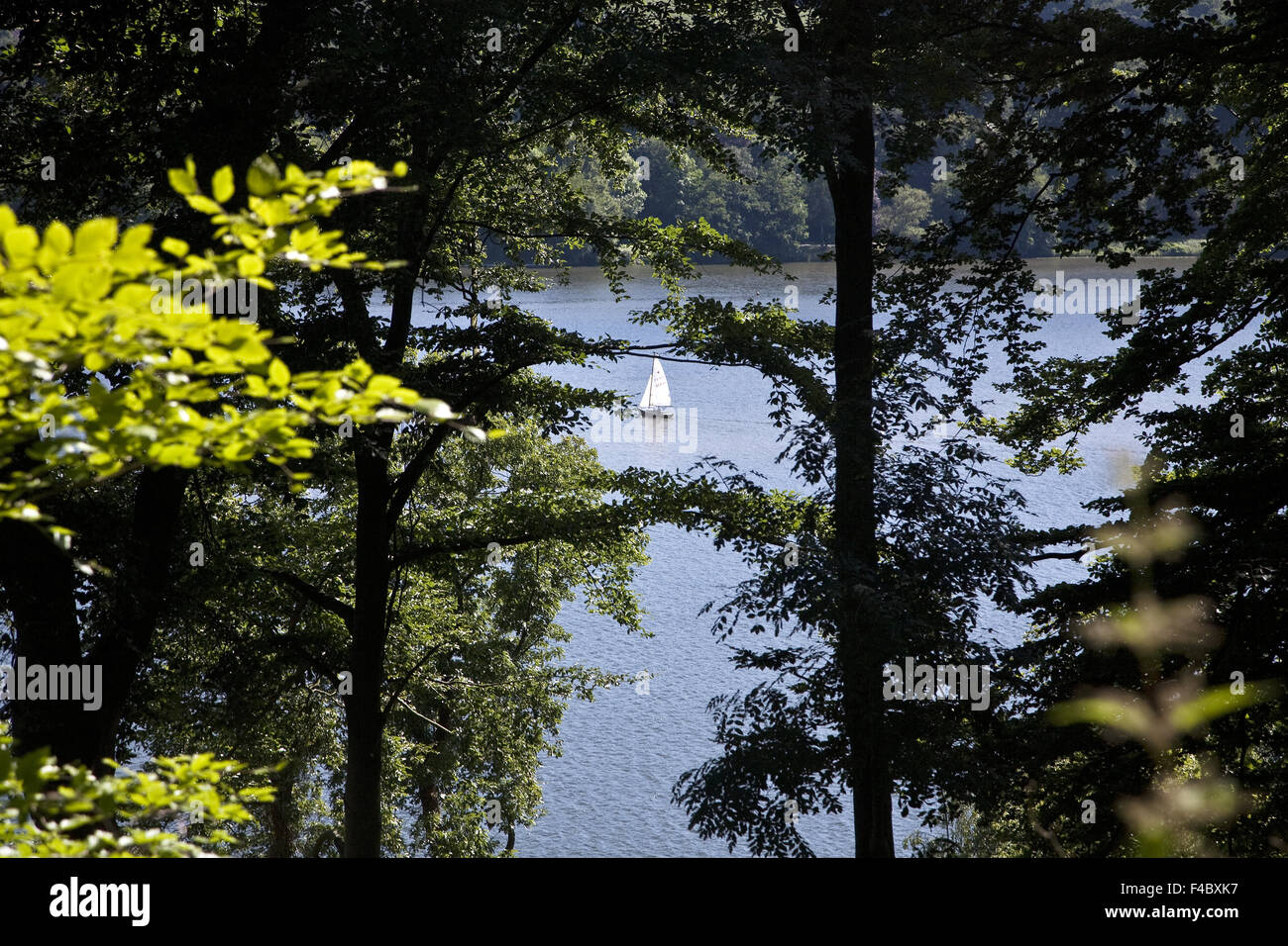 Baldeneysee lake, Essen, Germany Stock Photo - Alamy