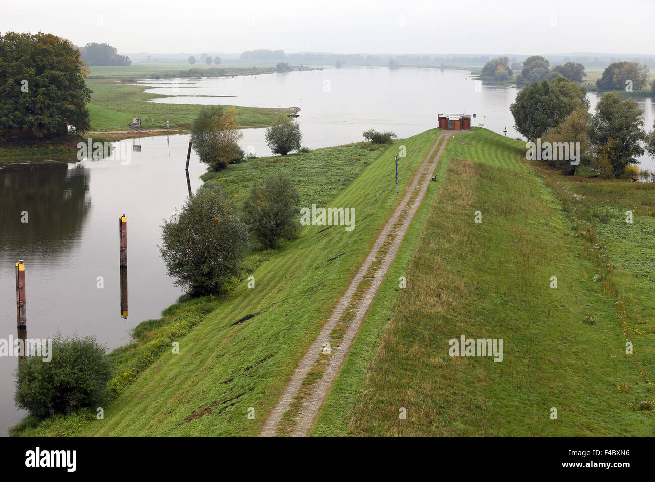 Elbe river landscape biosphere reserve hi-res stock photography and ...