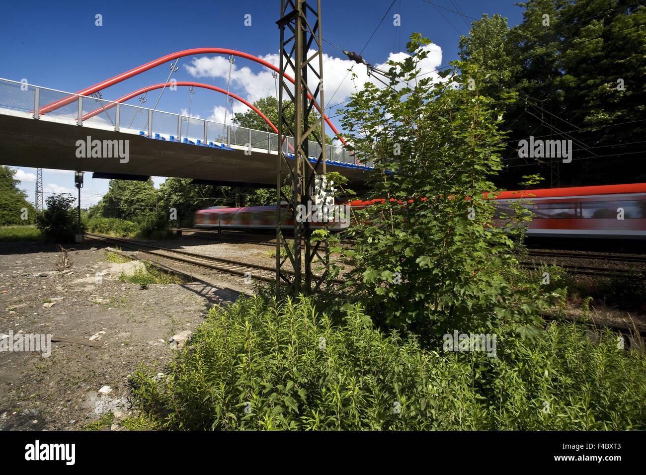 Track Frintrop Park, Oberhausen, Germany Stock Photo - Alamy