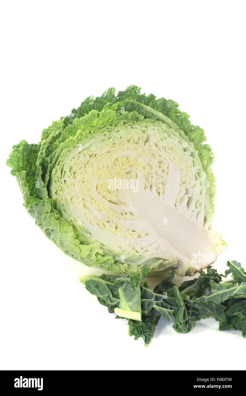 Fresh green cabbage heads Cut Out Stock Images & Pictures - Alamy