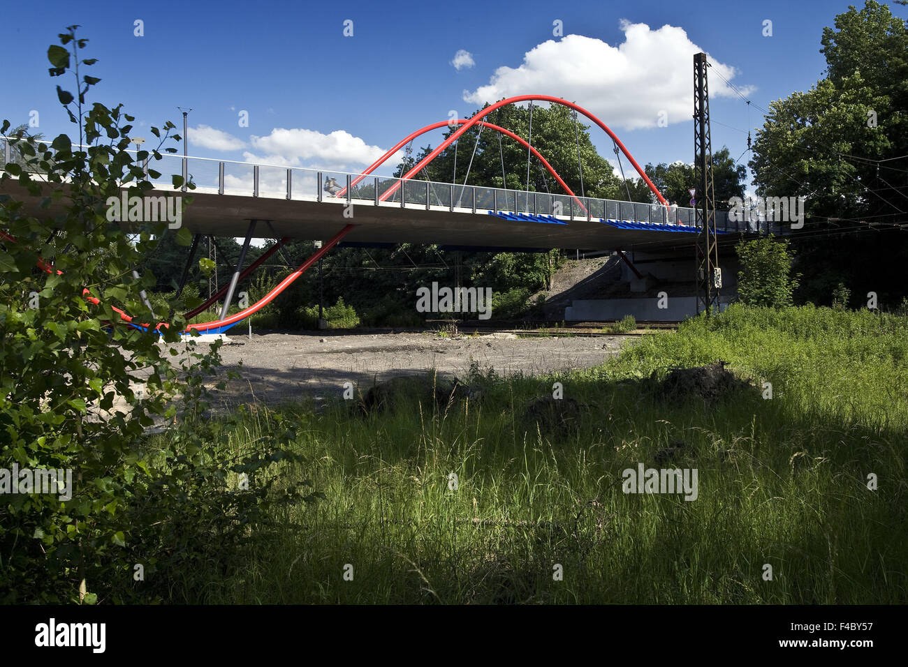 Track Frintrop Park, Essen, Germany Stock Photo - Alamy