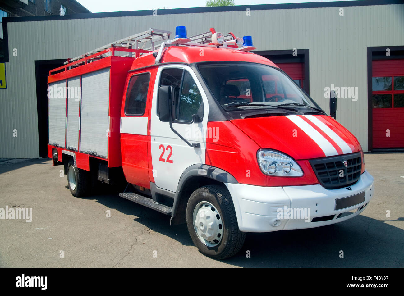 Russian firetruck hi-res stock photography and images - Alamy