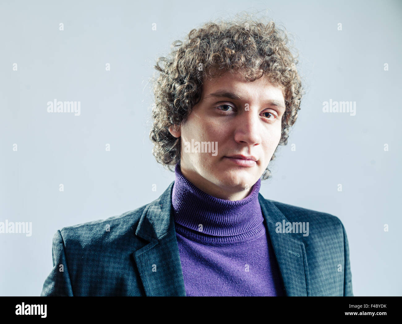 Curly trendy hi-res stock photography and images - Alamy