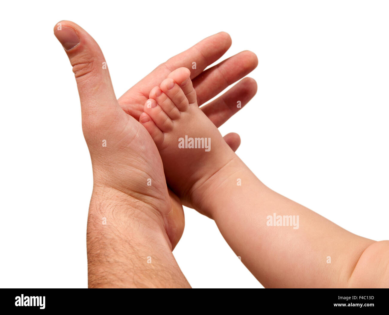 the hands of father and child Stock Photo - Alamy