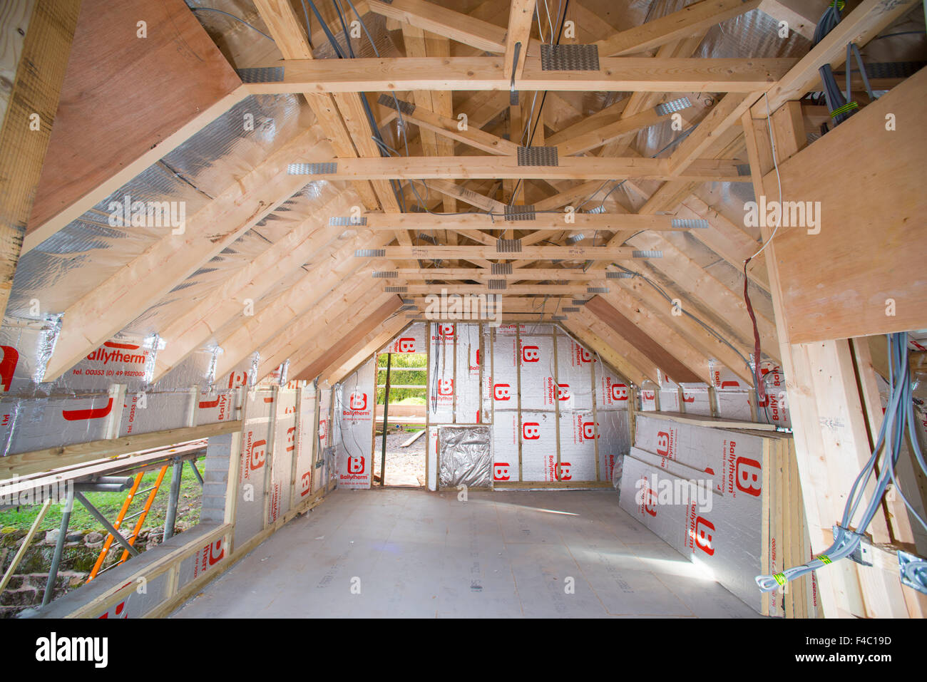 The interior of a building under construction Stock Photo - Alamy
