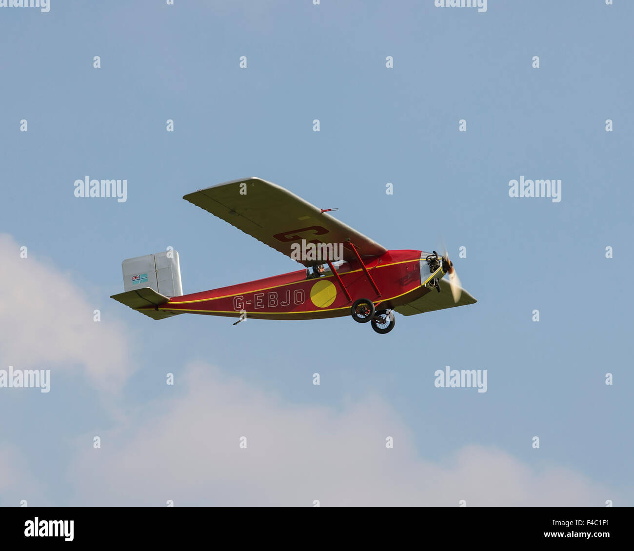 ANEC II vintage aircraft flying at the Shuttleworth Trust in October ...