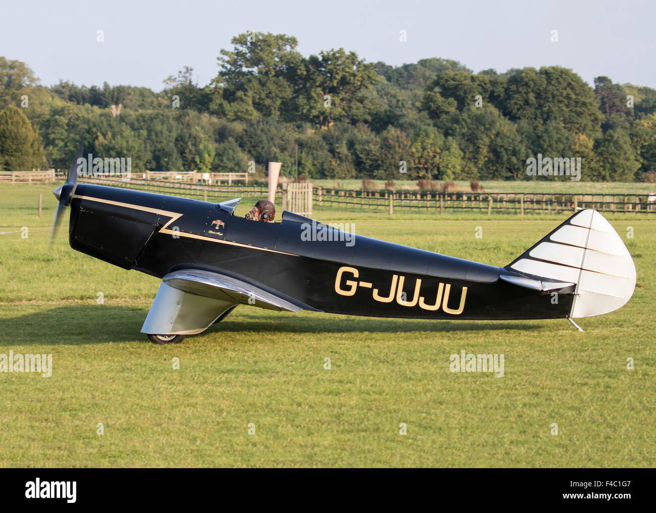 Recently completed replica Chilton DW1A aircraft at Old Warden in ...