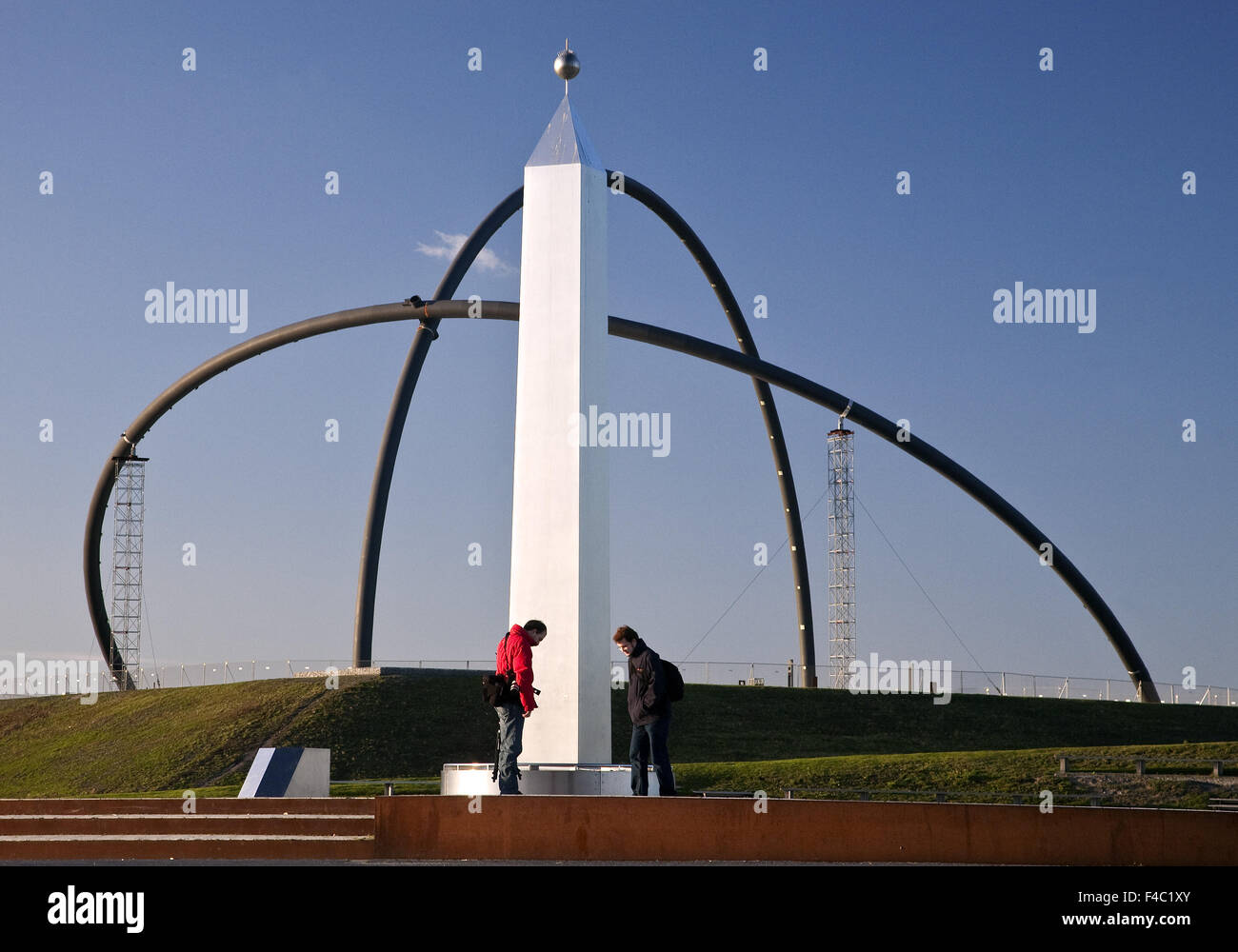 Obelisk halde hoheward recklinghausen herten hi-res stock photography ...