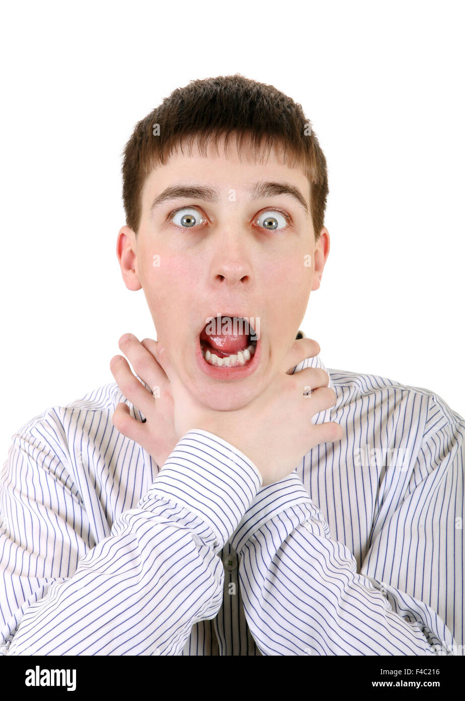 Excited teenager male hi-res stock photography and images - Alamy