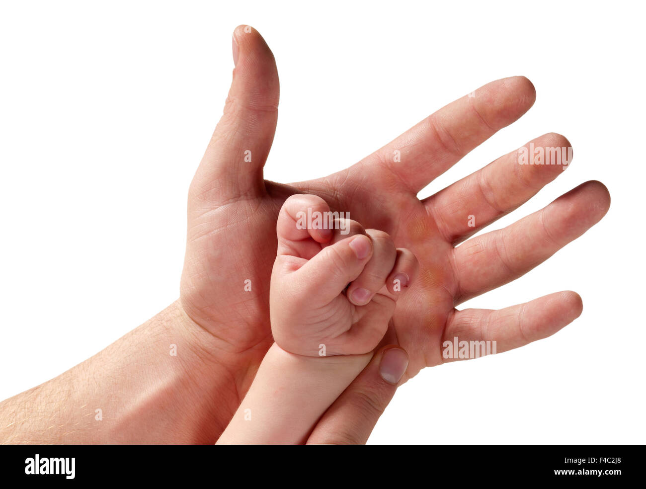 the hands of father and child Stock Photo - Alamy