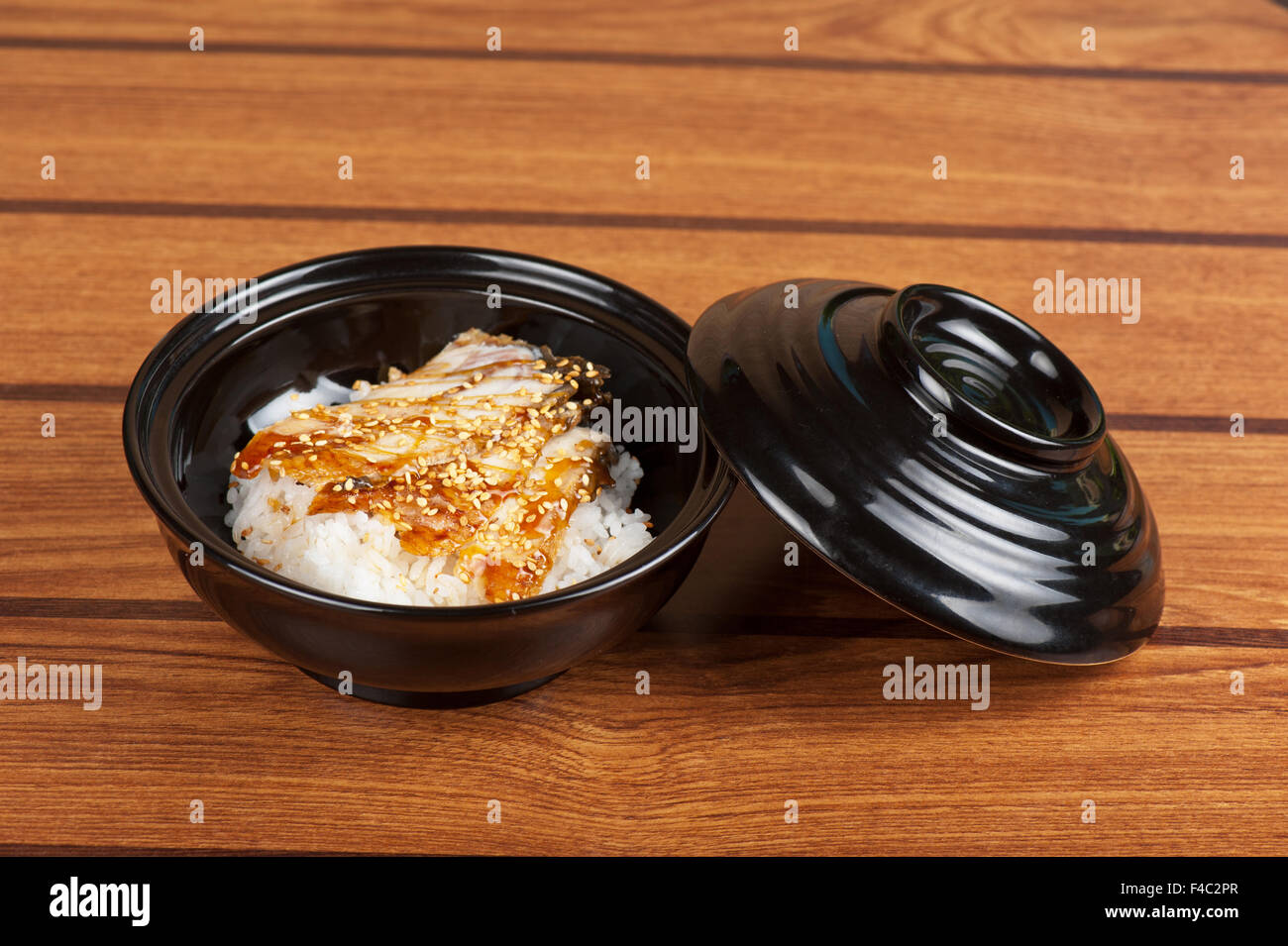 eel with rice Stock Photo - Alamy