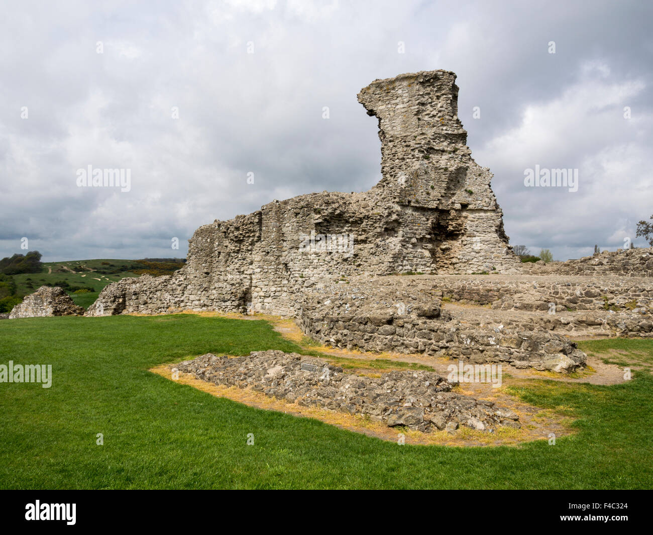 The ruins of Hadleigh Castle in Essex Stock Photo - Alamy