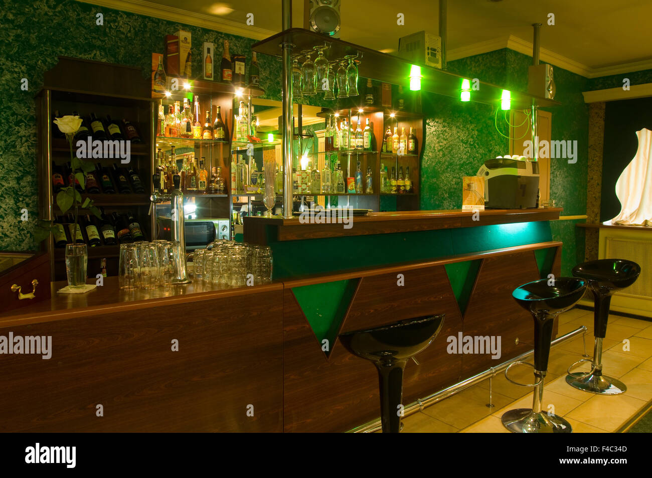 interior of the billiard club Stock Photo - Alamy