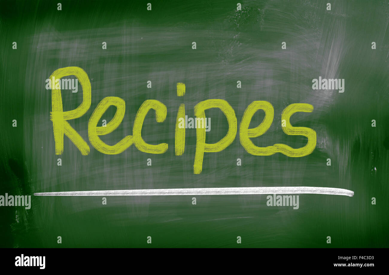 Recipes food menu cafe hi-res stock photography and images - Alamy