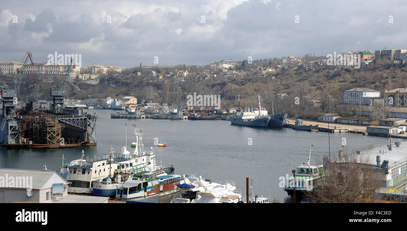In the port of Sevastopol Stock Photo - Alamy