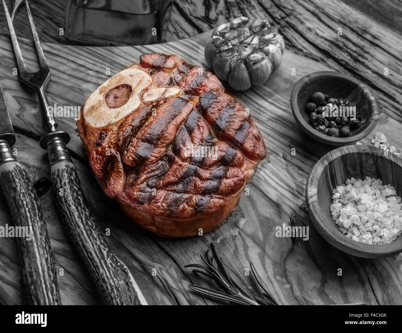 Beef beef steaks on a cutting board hi-res stock photography and images ...