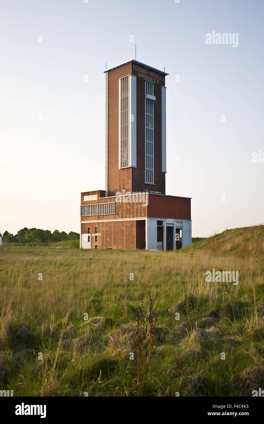 Mining tower Koenigsborn 3/4, Boenen, Germany Stock Photo - Alamy