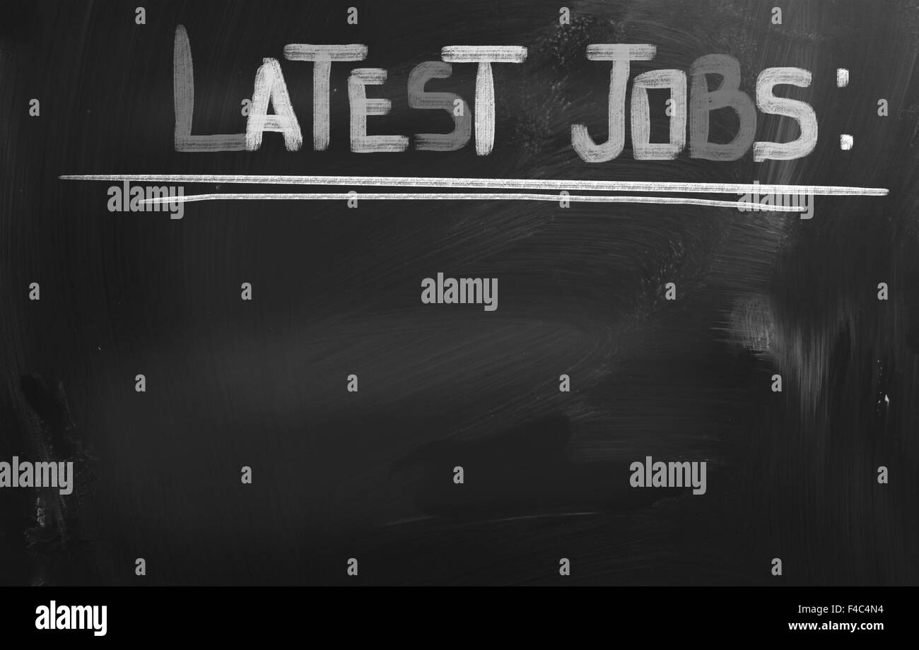 Latest Jobs Concept Stock Photo - Alamy
