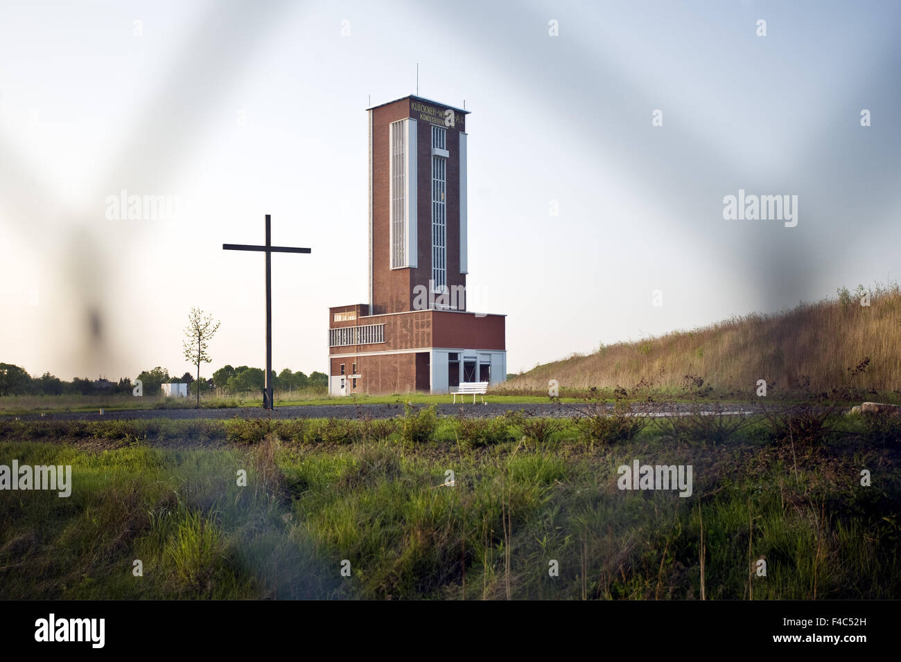 Mining tower Koenigsborn 3/4, Boenen, Germany Stock Photo - Alamy