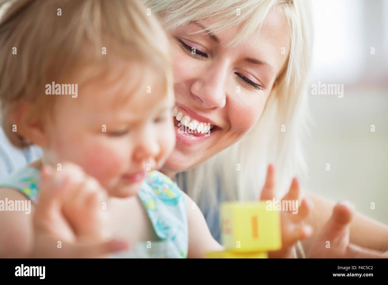 Close up attentive mother hi-res stock photography and images - Alamy