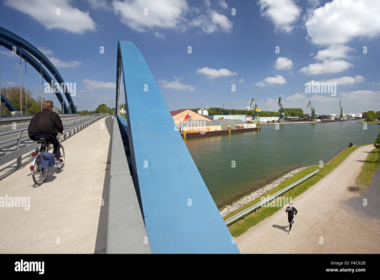 City harbor, Luenen, Germany Stock Photo - Alamy