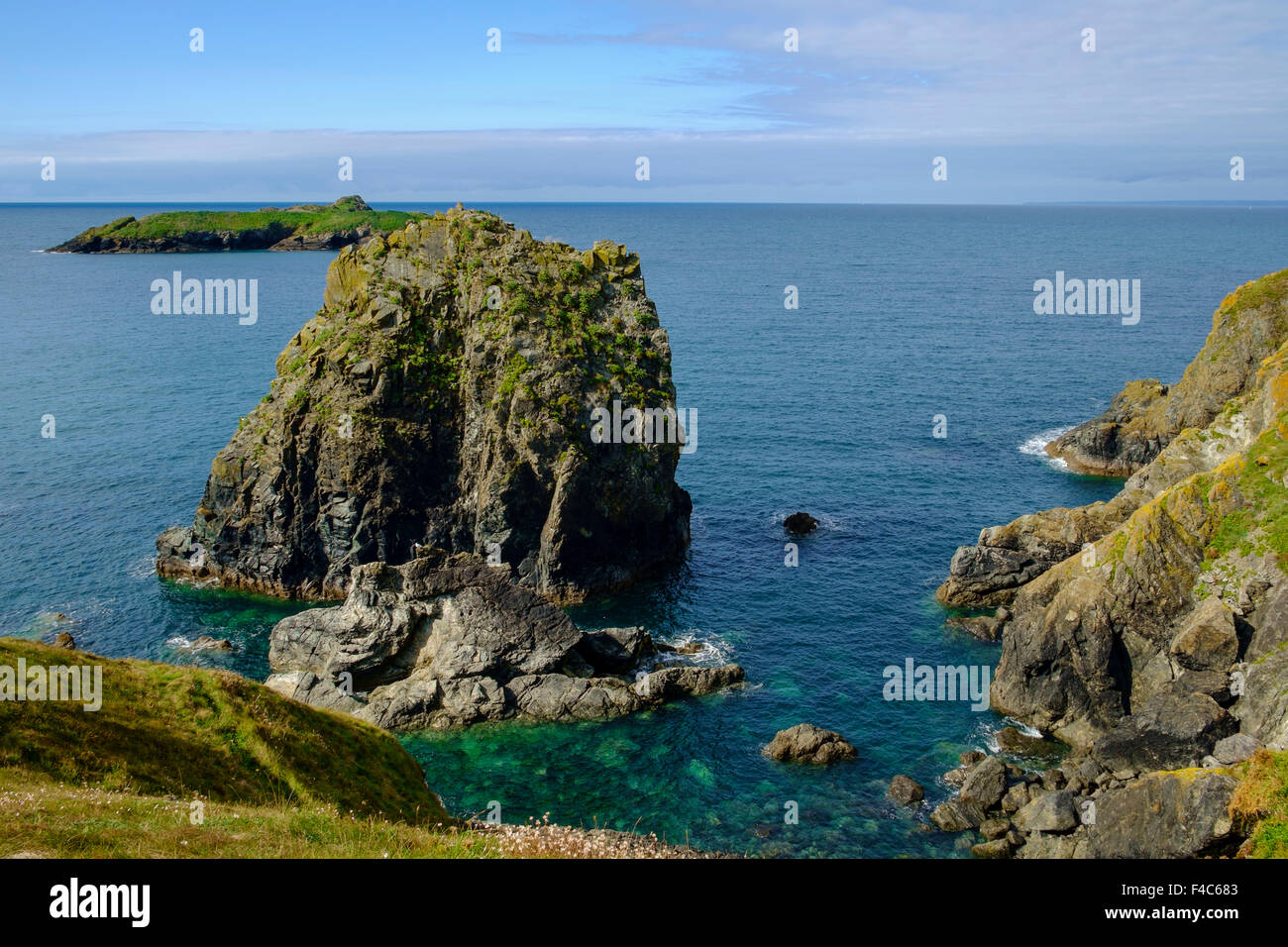 Rocks at Mullion Cove, Cornwall, England, UK Stock Photo - Alamy