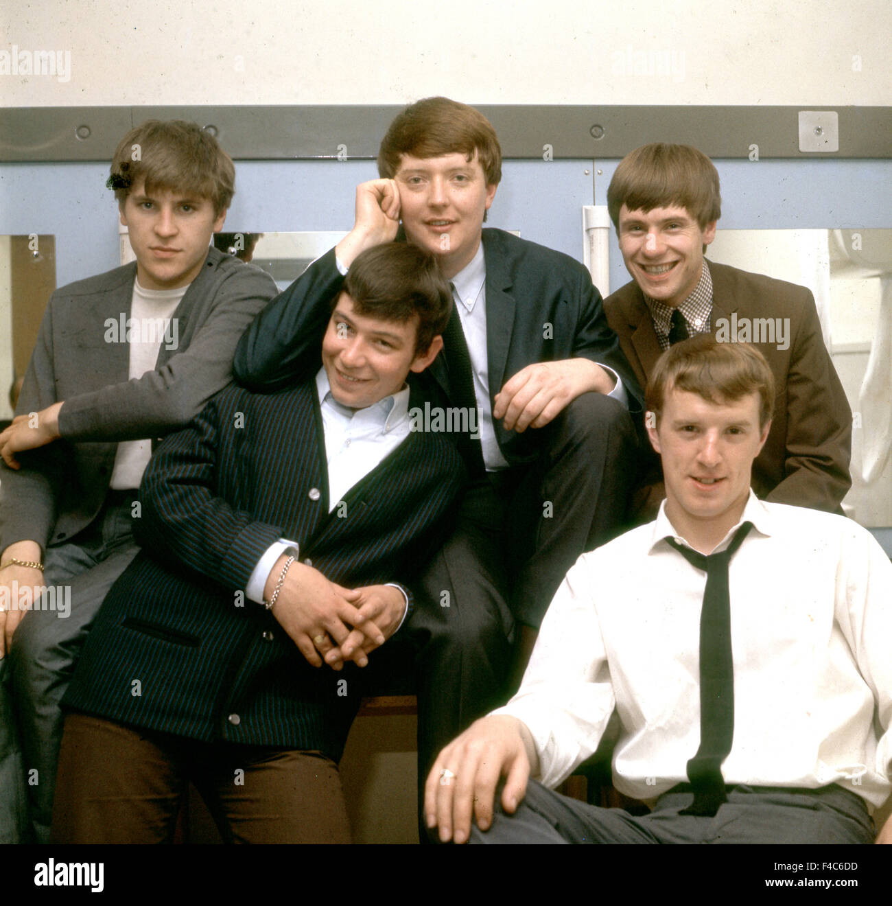 THE ANIMALS UK pop group in 1966. From left:Alan Price, Eric Burdon ...