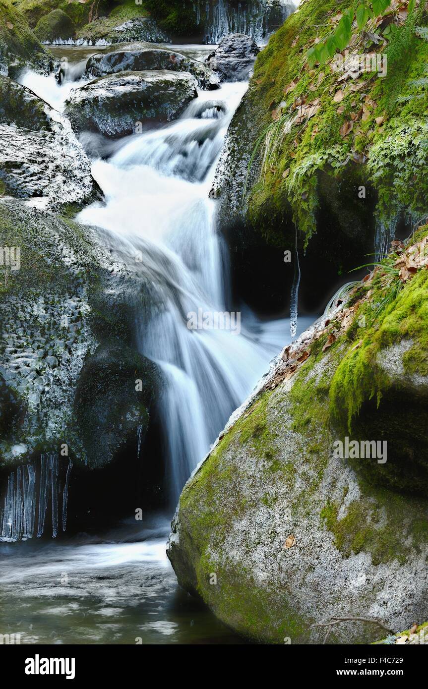through the cold stones Stock Photo - Alamy