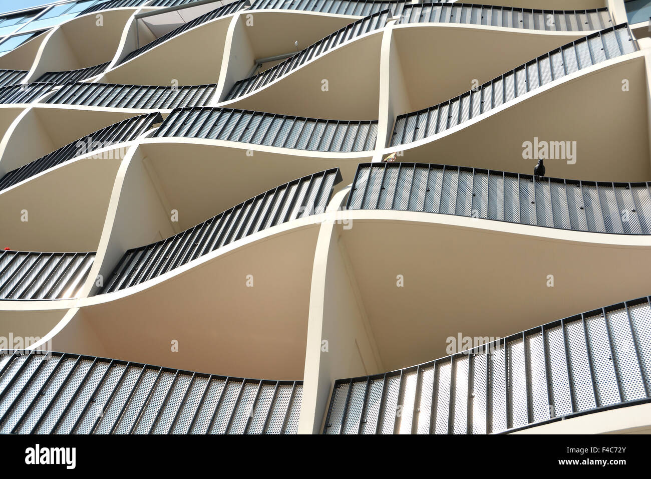 Balconies wavy hi-res stock photography and images - Alamy