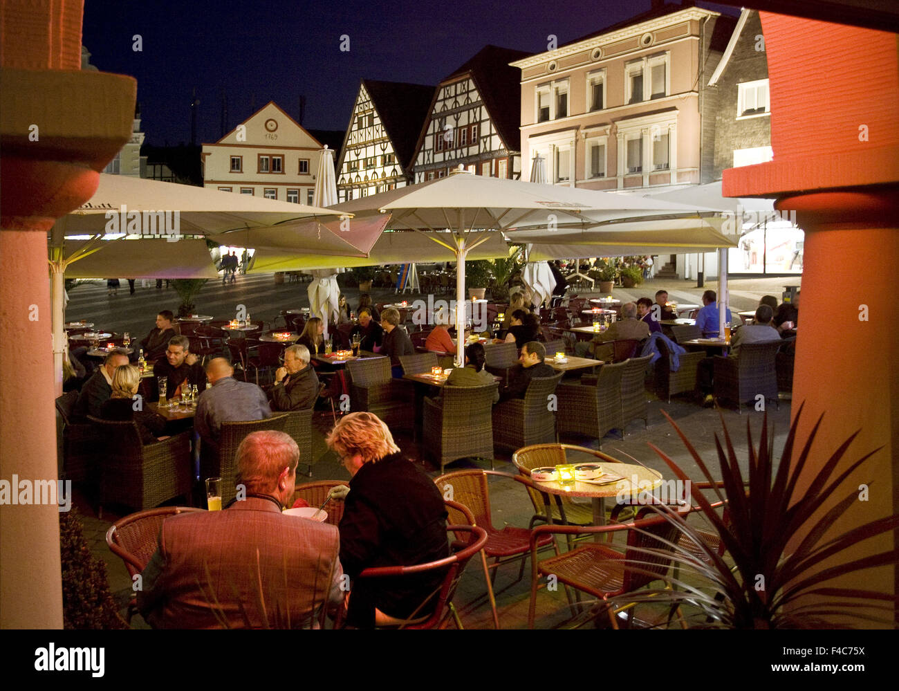 The old market in Unna, Germany Stock Photo - Alamy