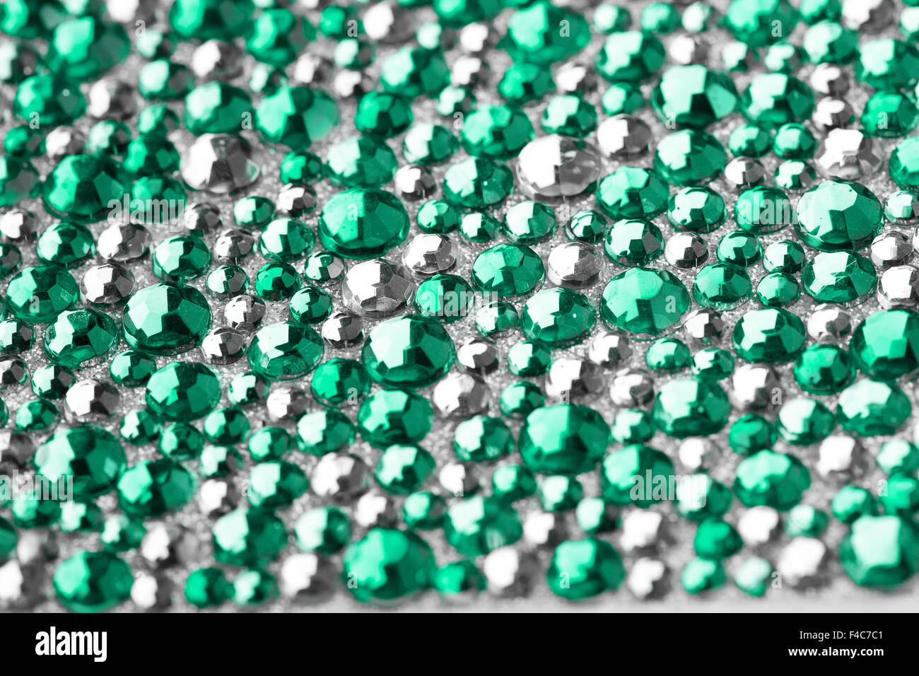 green and silver texture with crystals Stock Photo - Alamy