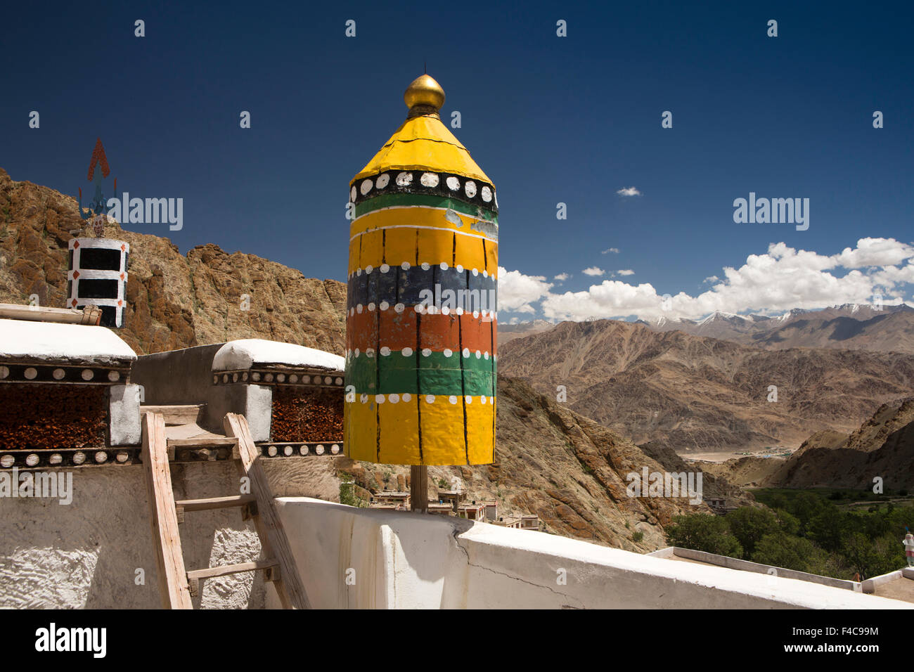 India, Jammu & Kashmir, Ladakh, Hemis Gompa Monastery, symbolic ...
