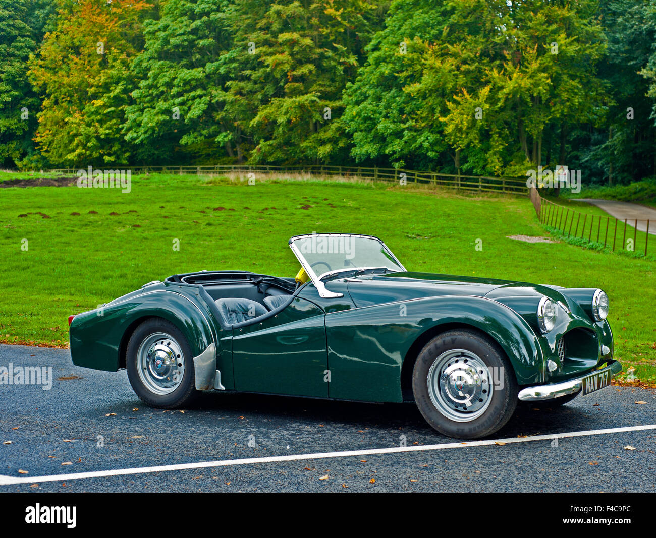Triumph TR2 sports car Stock Photo - Alamy