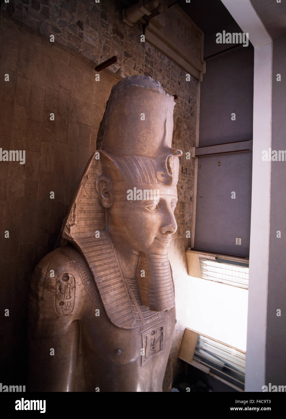 Egypt, Memphis, Statue of Colossus of Ramesses II (Large format sizes ...