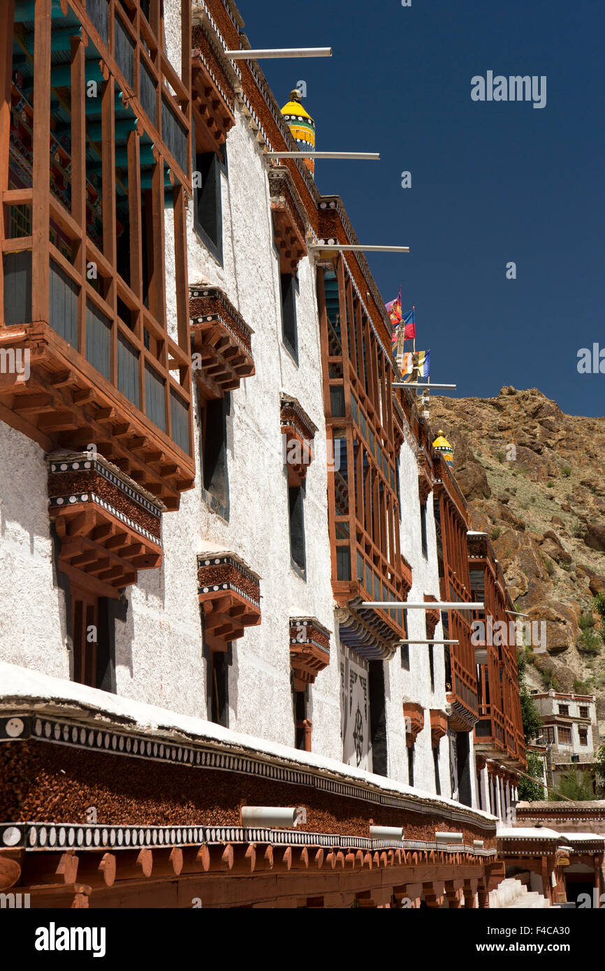 India, Jammu & Kashmir, Ladakh, Hemis Gompa Monastery front Stock Photo ...