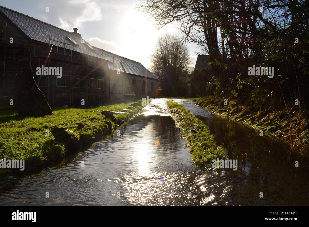 Wales farm flood hi-res stock photography and images - Alamy
