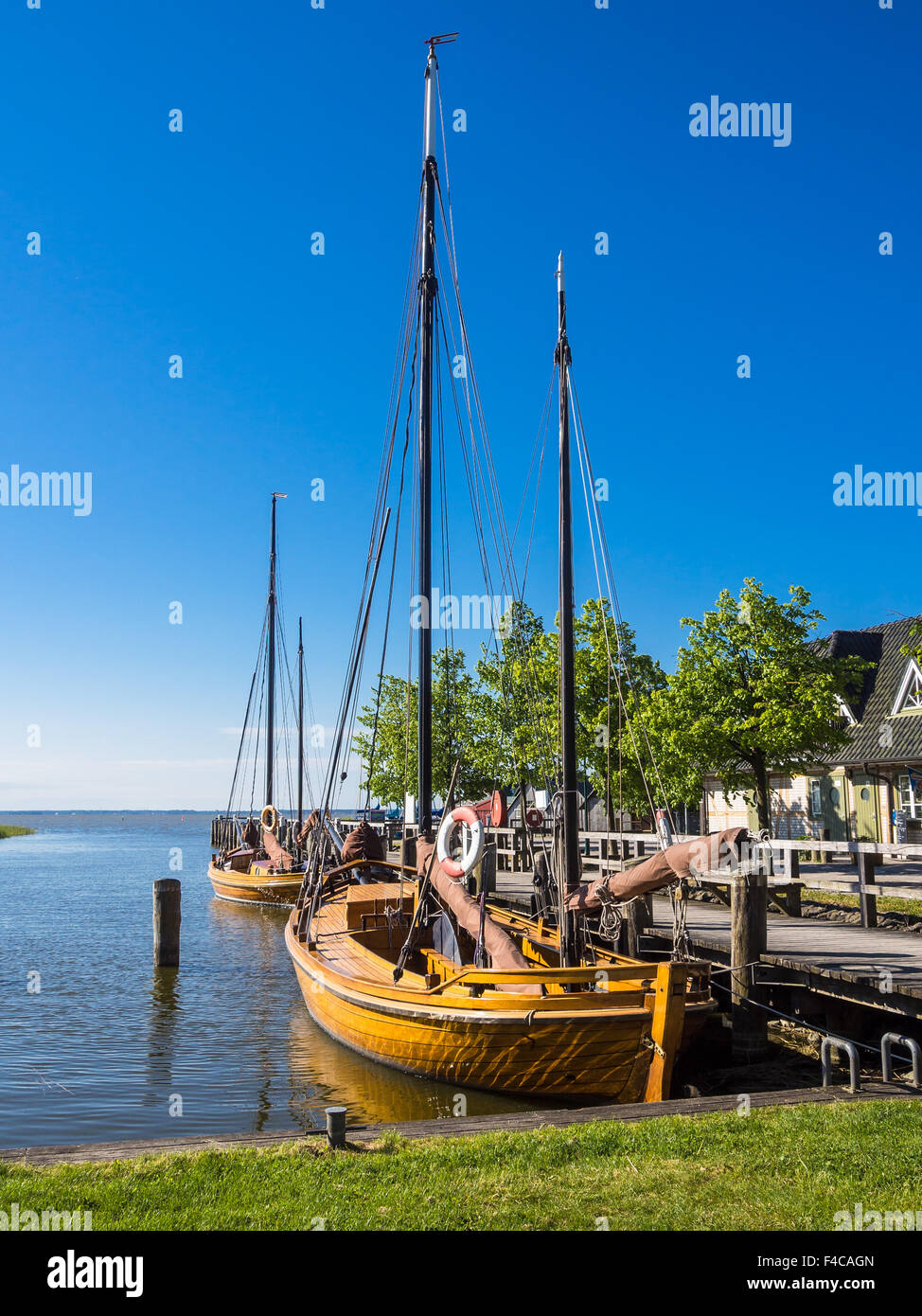 Sailing ships in Ahrenshoop (Germany Stock Photo - Alamy