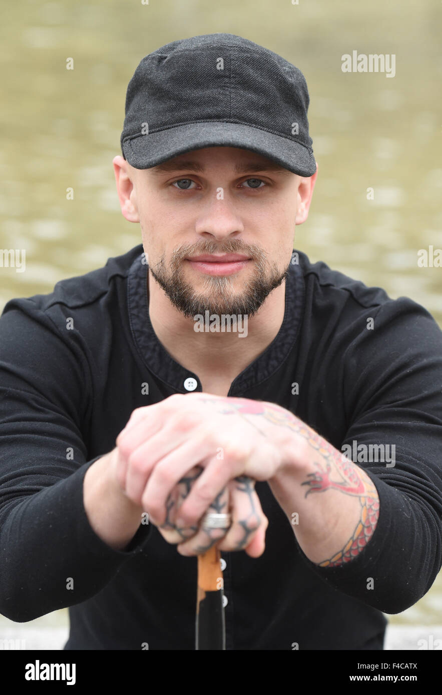 Karlsruhe, Germany. 16th Oct, 2015. Former US American drone pilot ...