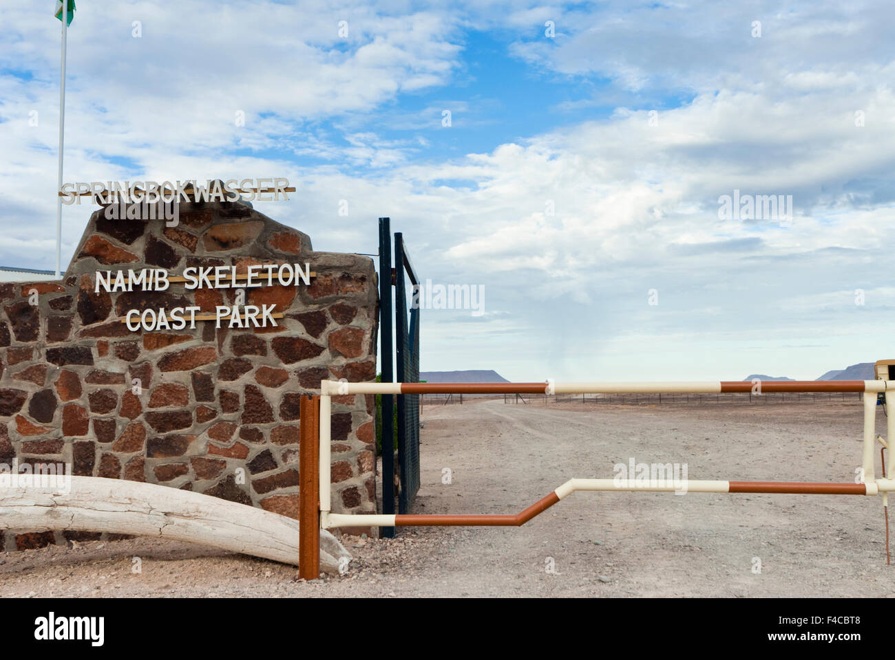 Entrance of Springbok Wasser, Skeleton Coast National Park, Namibia ...