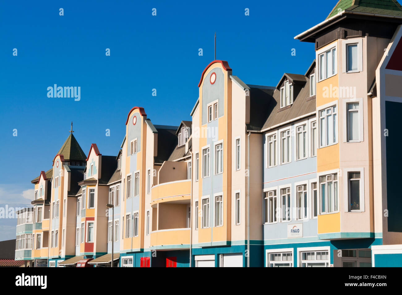 German architecture in Swakopmund, Erongo Region, Namibia Stock Photo ...