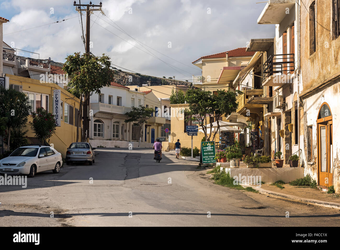 Kolymvari, Village Crete Stock Photo - Alamy