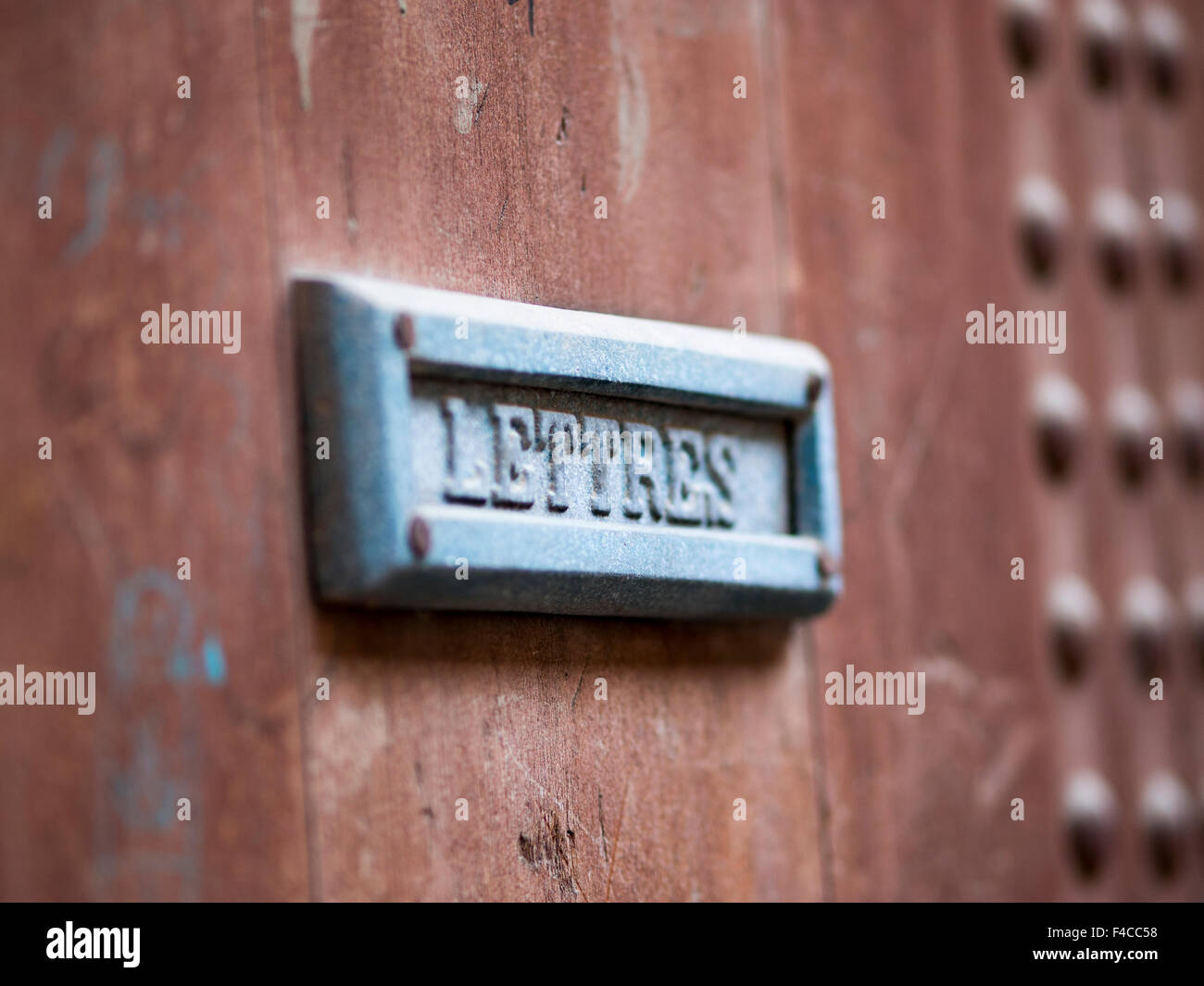 Old fashioned mail slot hi-res stock photography and images - Alamy