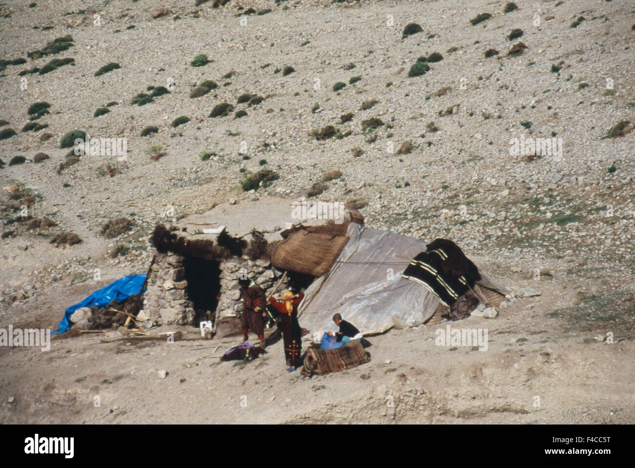 Morocco, Berber, Nomadic people in Atlas Mountains. (Large format sizes ...
