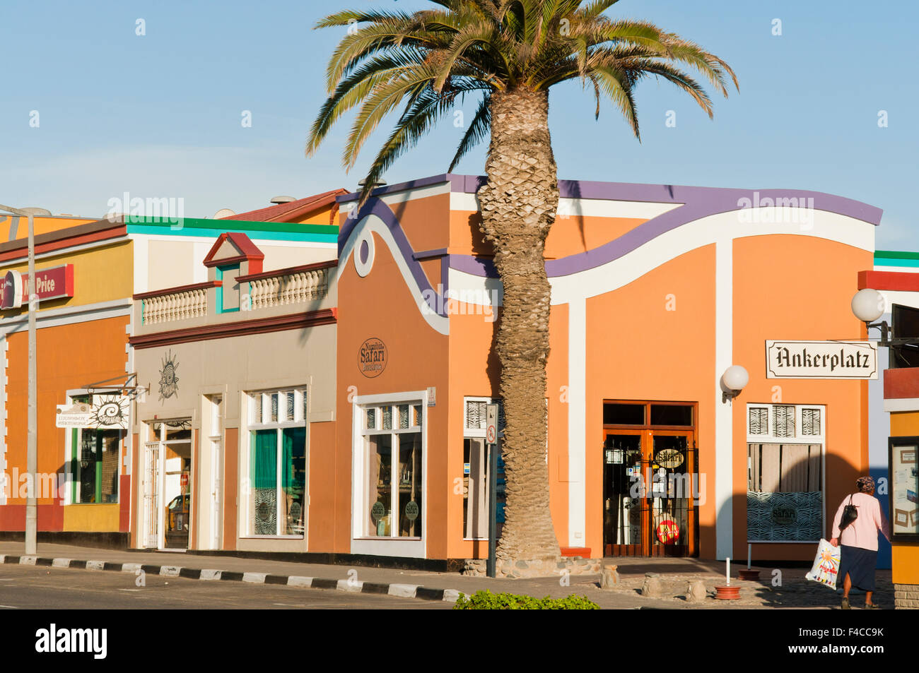 German architecture in Swakopmund, Erongo Region, Namibia Stock Photo ...