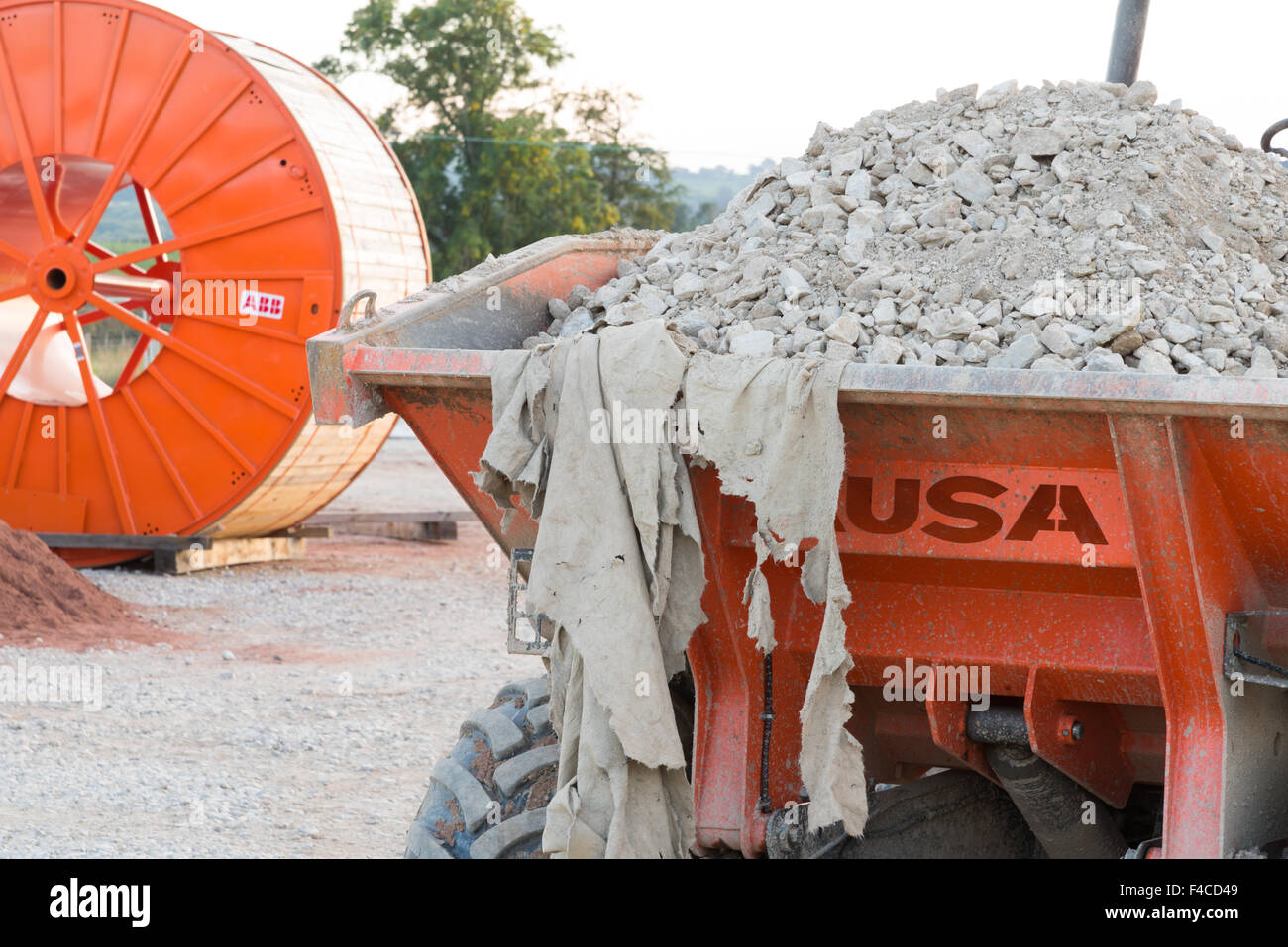 Cable drum hi-res stock photography and images - Alamy