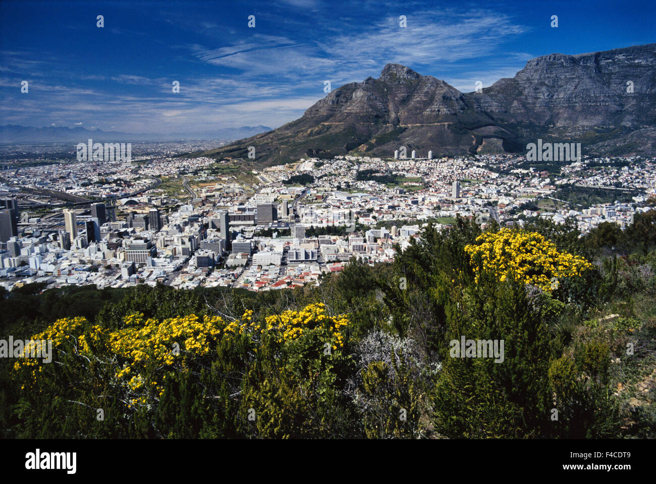South Africa, Cape Town, View of African city (Large format sizes ...