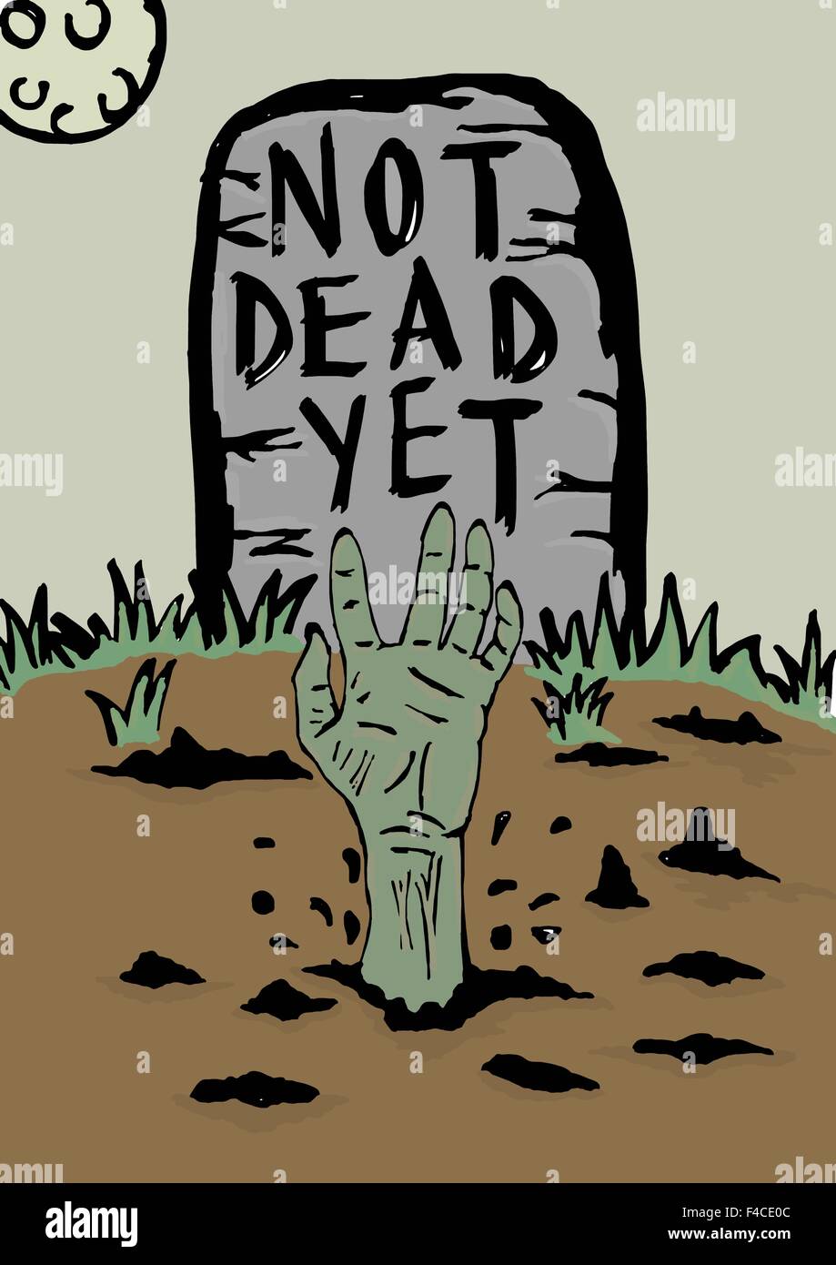 Zombie tombstone hi-res stock photography and images - Alamy