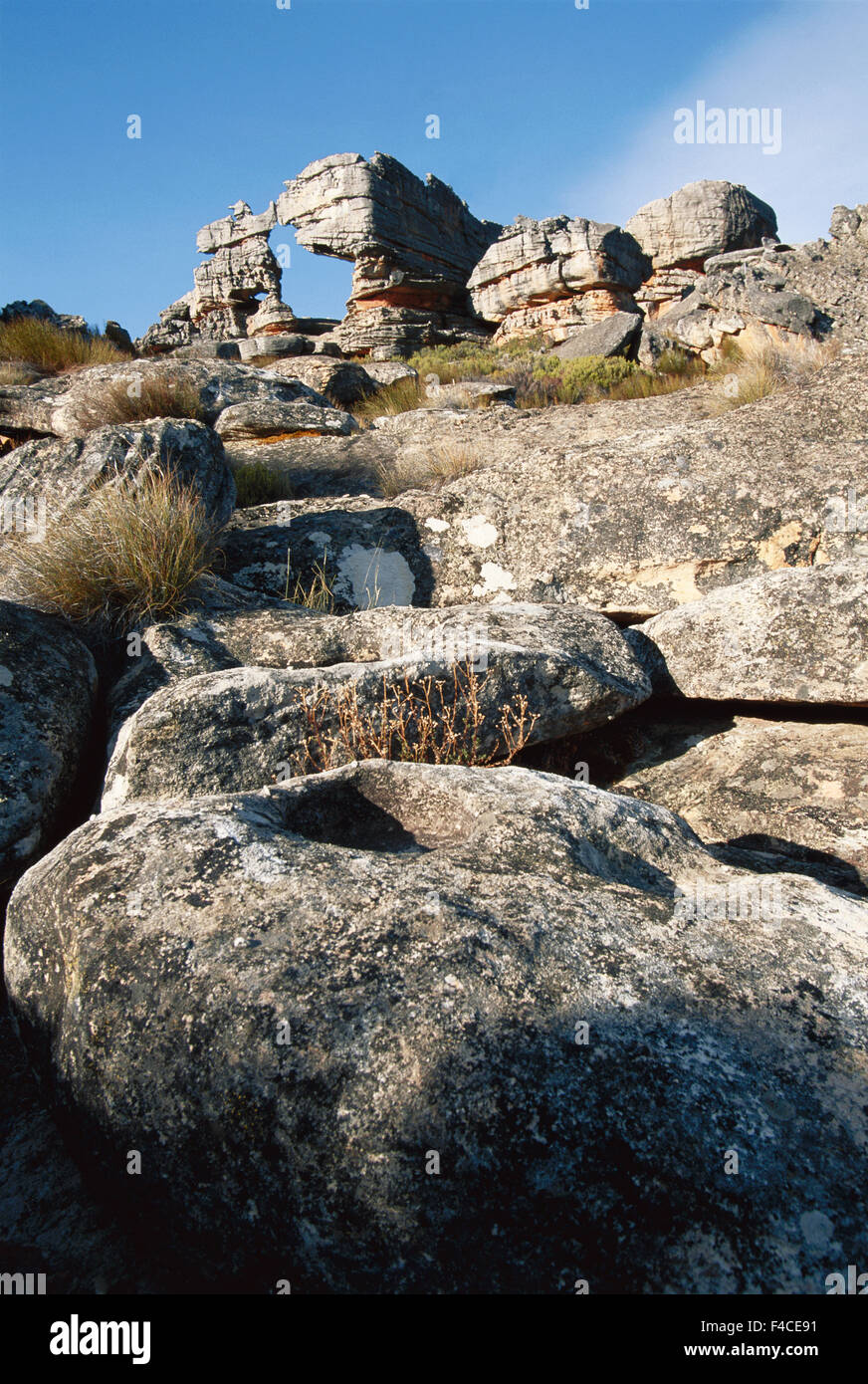 South Africa, Western Cape Province, Jagged rocks in Cederberg (Large ...