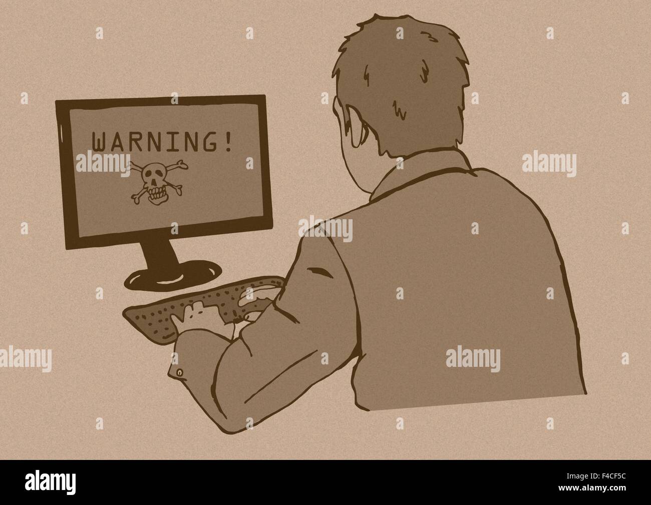 Keyboard computer faded hi-res stock photography and images - Alamy